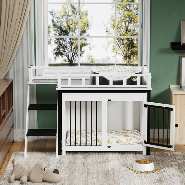 Archie & Oscar™ Dog Crate Furniture, Wooden Cage Kennel Furniture ...
