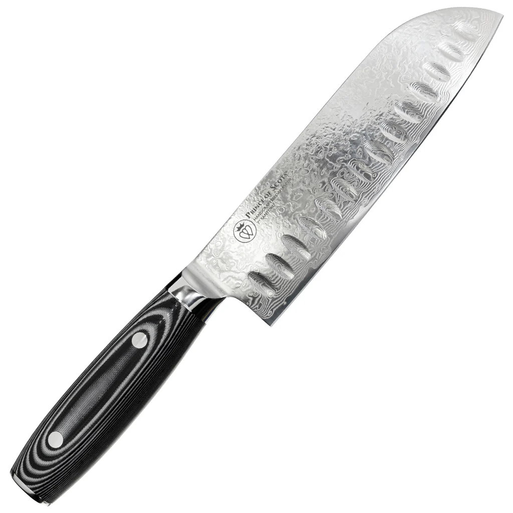 Prince Of Scots Prince Of Scots Damascus Knife Collection 7'' Santoku Knife | Wayfair