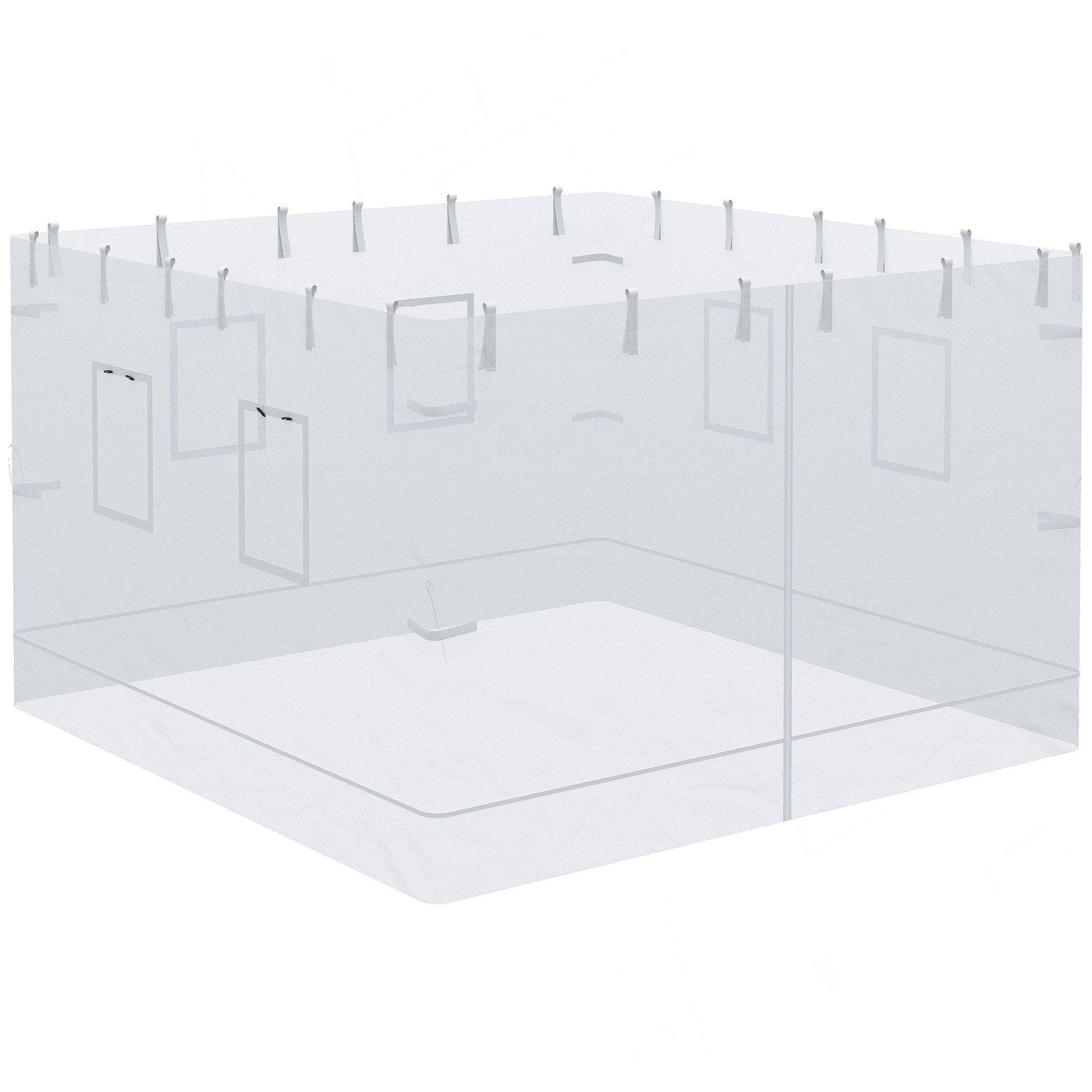 Jiafan Pop Up Canopy Walls, Universal Replacement Netting, Set Of 4 ...