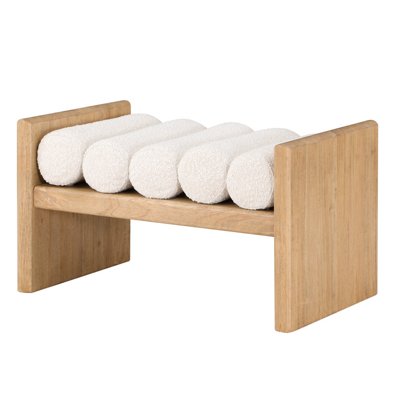 Latitude Run® Adelino Wool Upholstered Bench | Wayfair