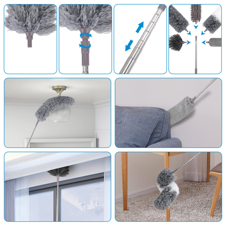X－MAX FURNITURE Adjustable Dusters with Replaceable Head - Wayfair Canada
