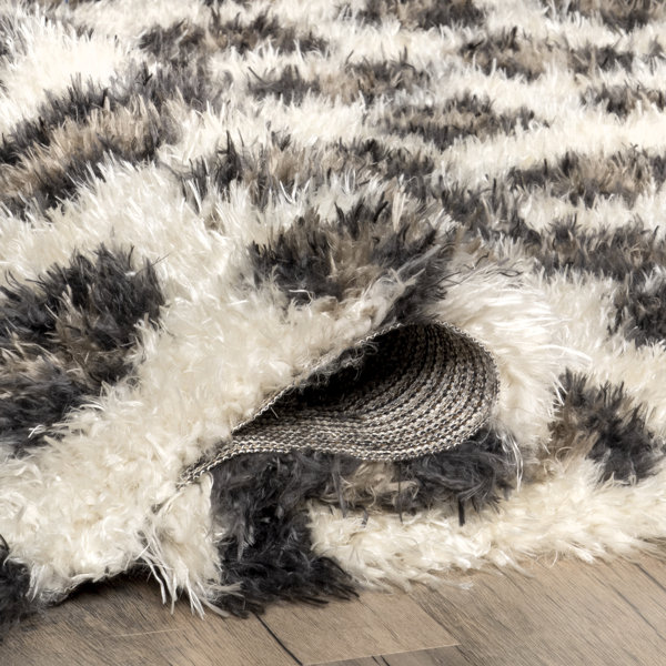 Mercer41 Kenina Leopard Shag Area Rug | Wayfair