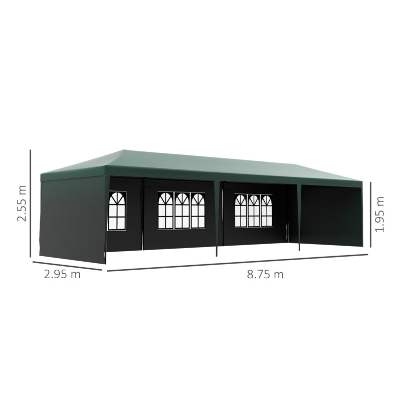 Dakota Fields Ashlly 3m x 9m Metal Party Tent & Reviews | Wayfair.co.uk