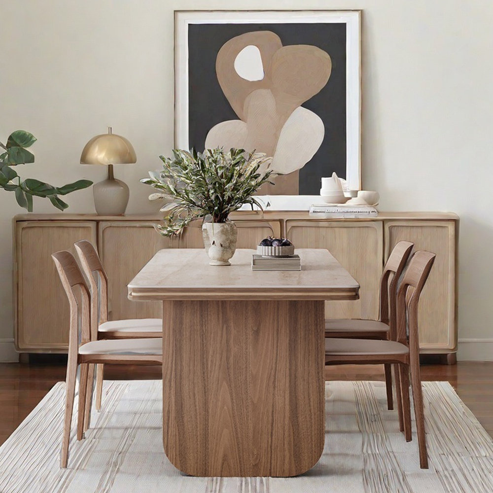 ZKuylo Light luxury modern simple dining table sets | Wayfair