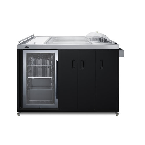 Summit Appliance 57.88'' Modular Outdoor Kitchen Cabinet with - Burner ...