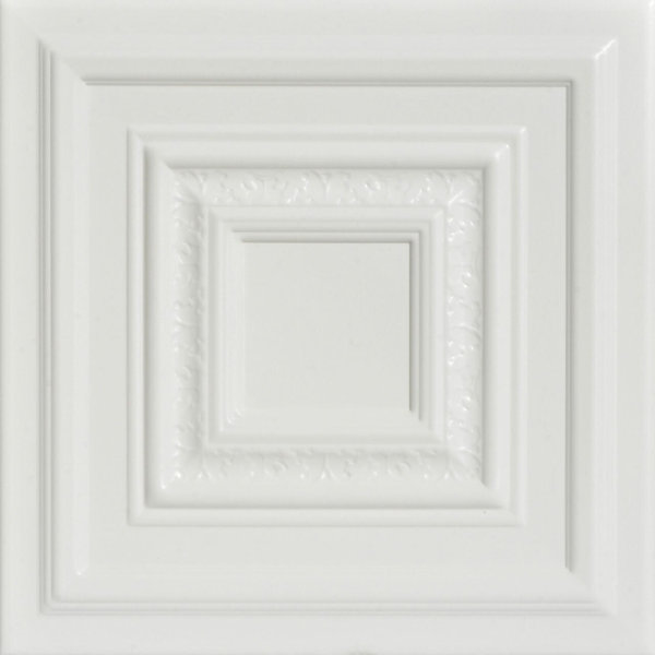 A La Maison Ceilings Chestnut Grove 1.6 ft. x 1.6 ft. Polystyrene Glue ...