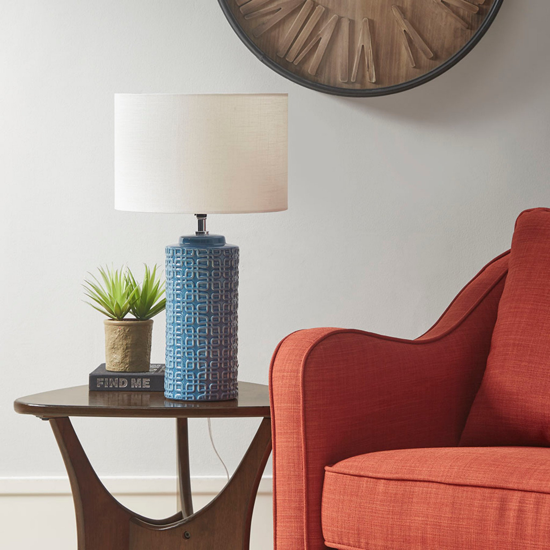 Brayden Studio® Geometric Patterns Ceramic Table Lamp | Wayfair