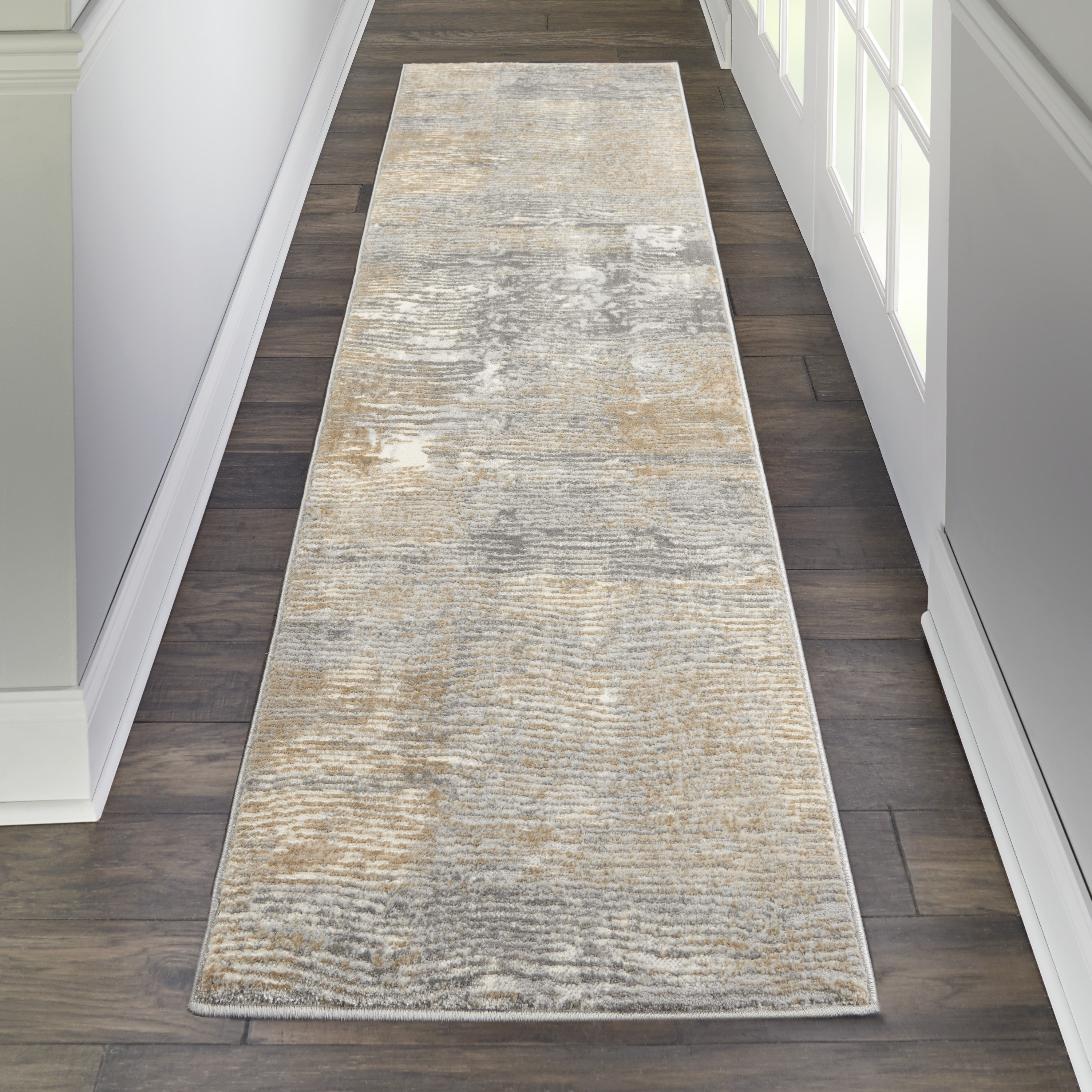 17 Stories Golda Modern Modern Gray Area Rug | Wayfair
