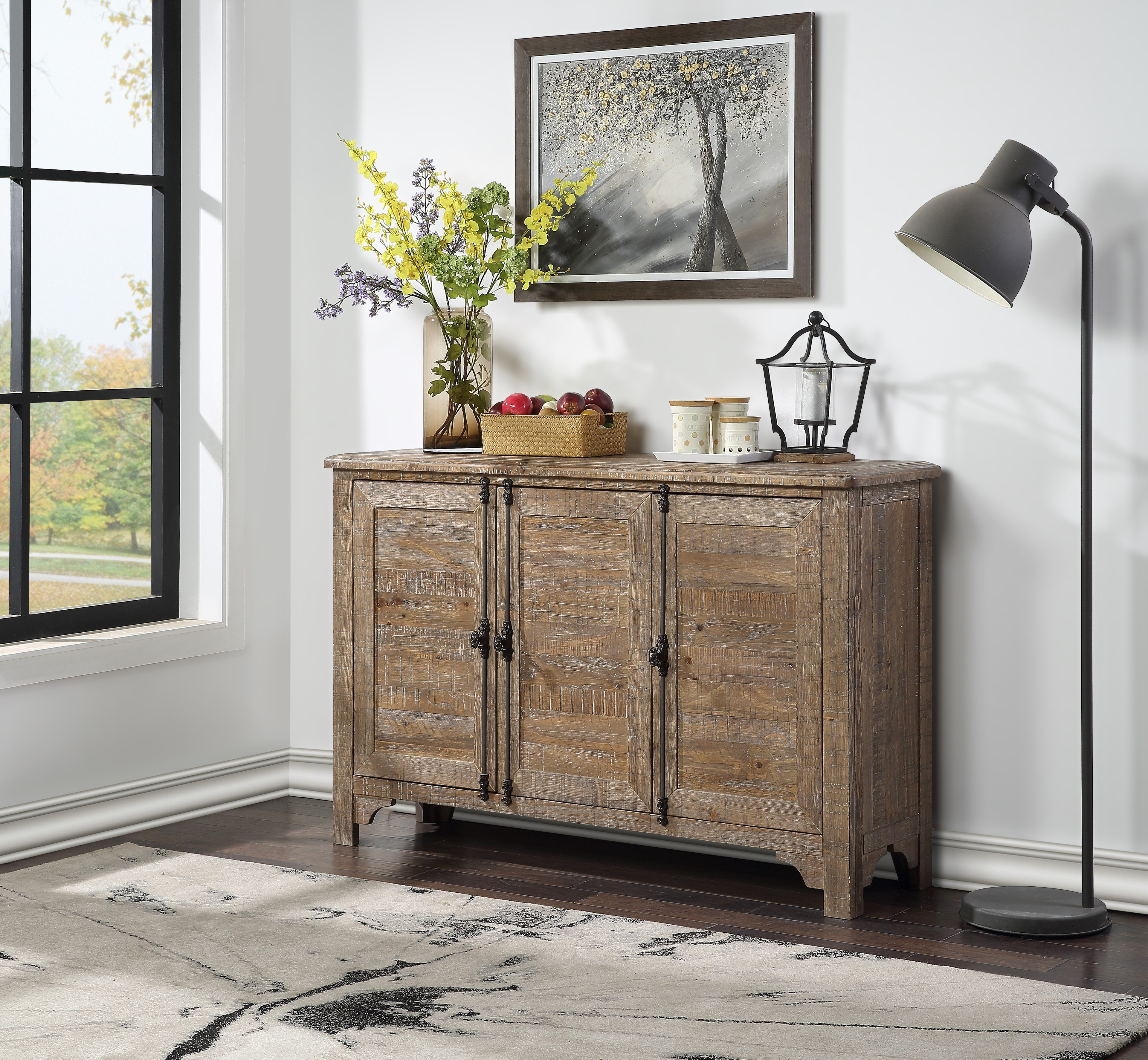 August Grove® Bindner 64" Wide 2 Drawer Server | Wayfair