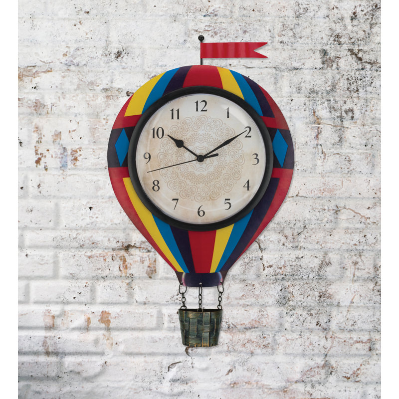 Regal Art & Gift Clock - Hot Air Balloon | Wayfair