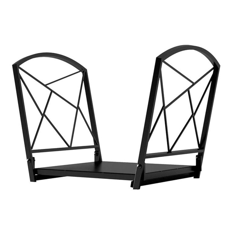 BOPWAY Iron Firewood Log Rack for Wood Storage | Wayfair