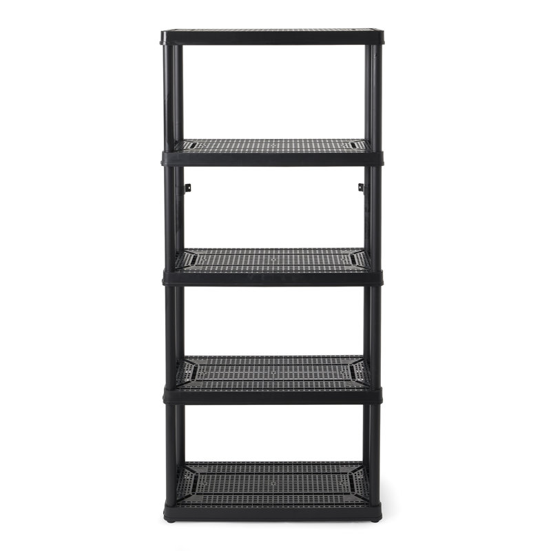 Gracious Living 5 Shelf Fixed Height Ventilated Medium Duty Storage ...