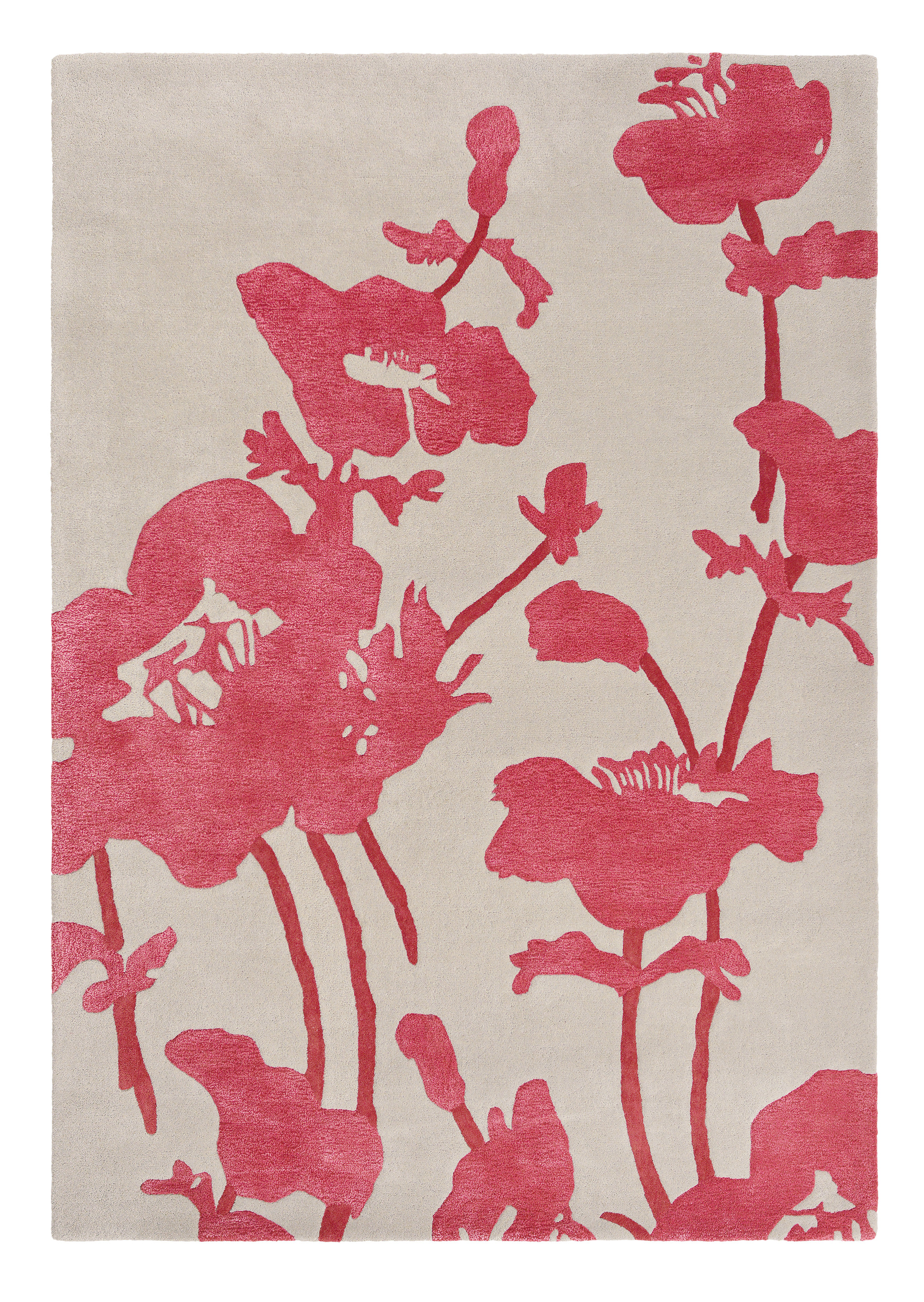 Florence Broadhurst Floral Handmade Tufted Poppy Area Rug | Perigold
