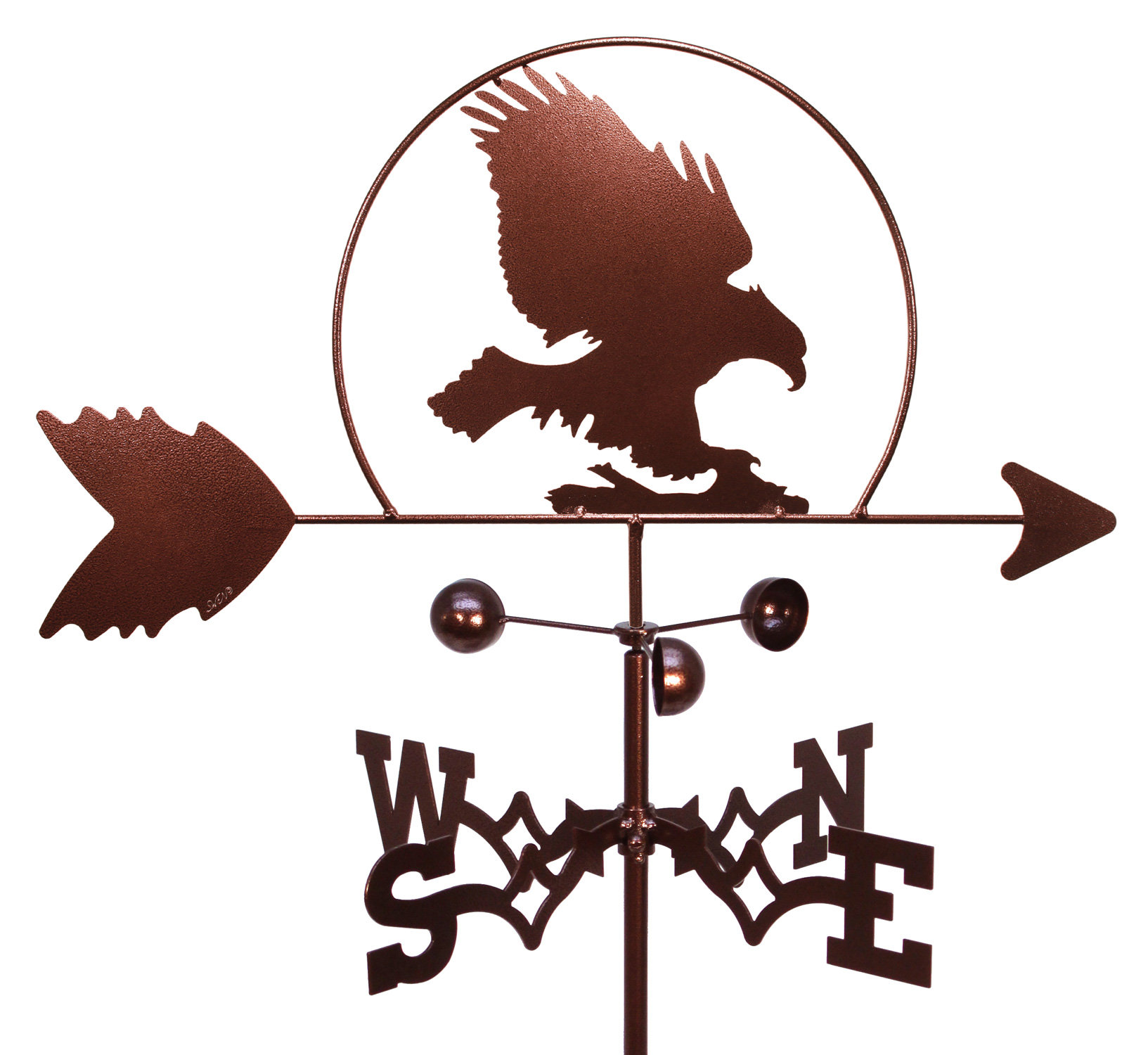 August Grove® Alantis Eagle Bald Hawk Bird Weathervane & Reviews | Wayfair