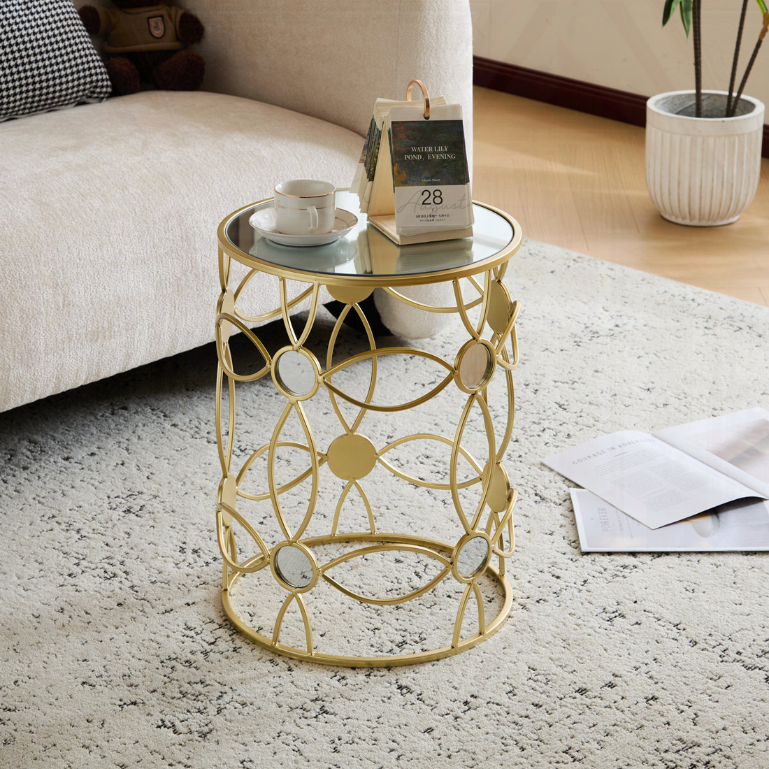Mercer41 Modern Side Table - Wayfair Canada