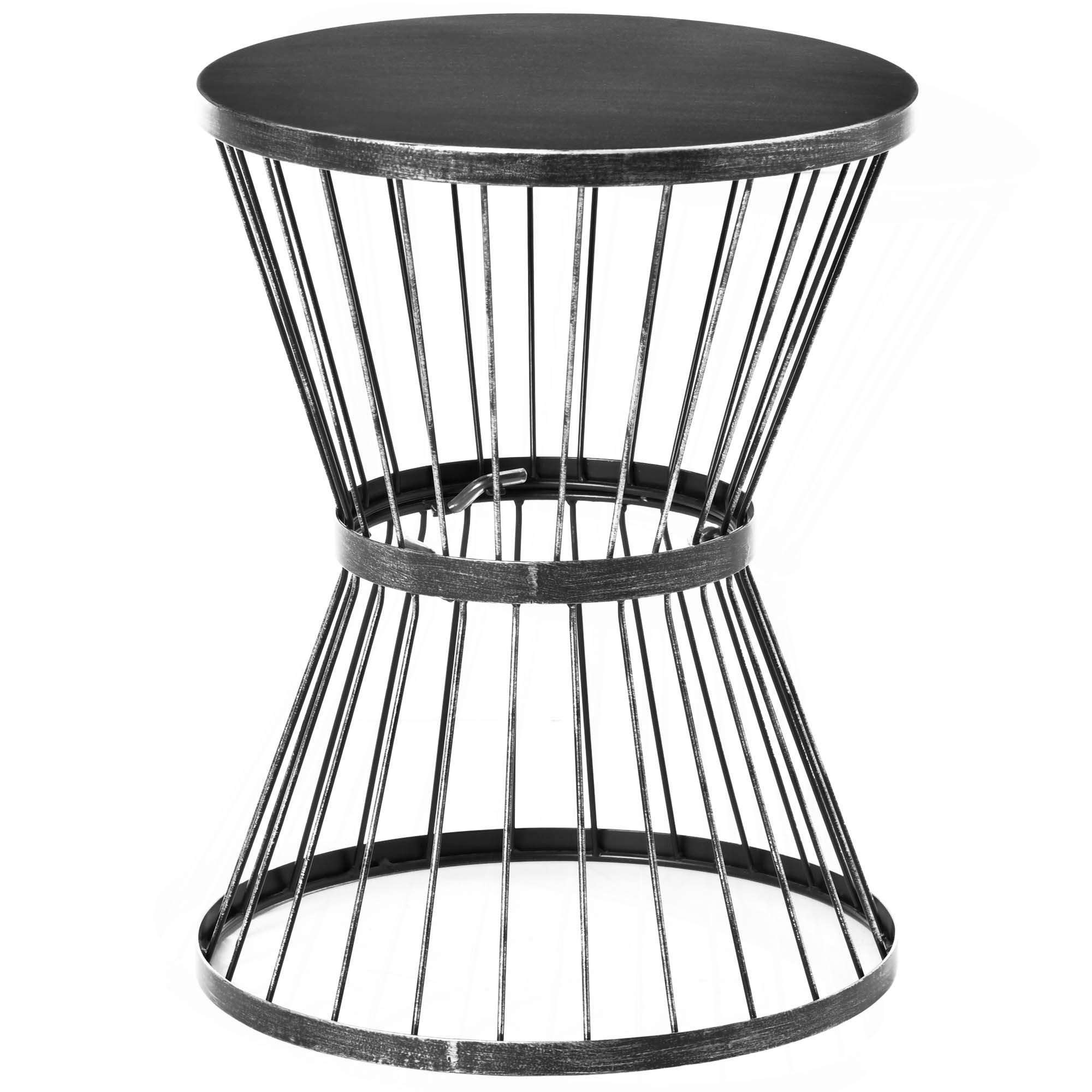 17 Stories Outsunny 16" Steel Patio Side Table, Garden End Table with ...