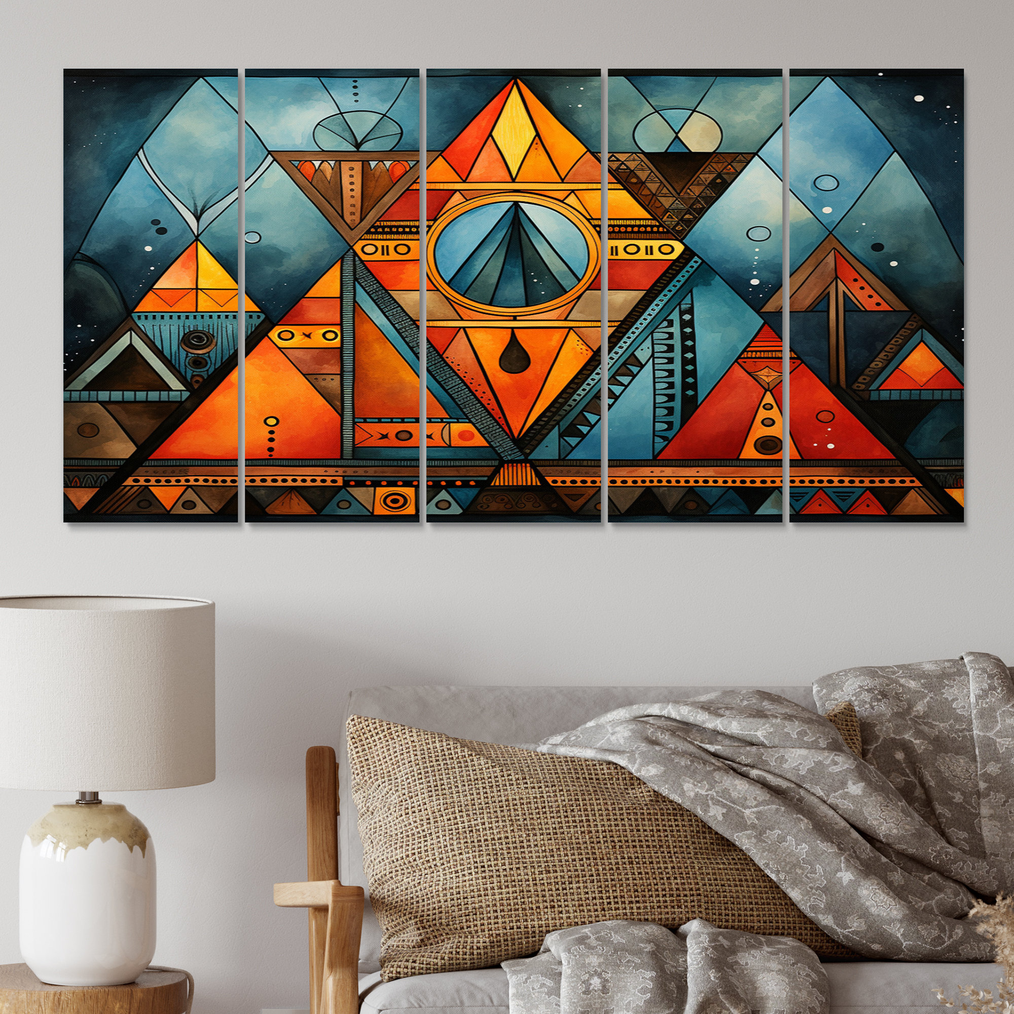 Dakota Fields African Tribal Patterns I - African Metal Wall Art Prints ...