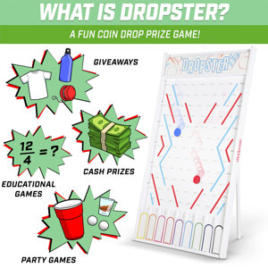 GoSports Customizable Slots Dropster Prize Drop Game & Reviews | Wayfair