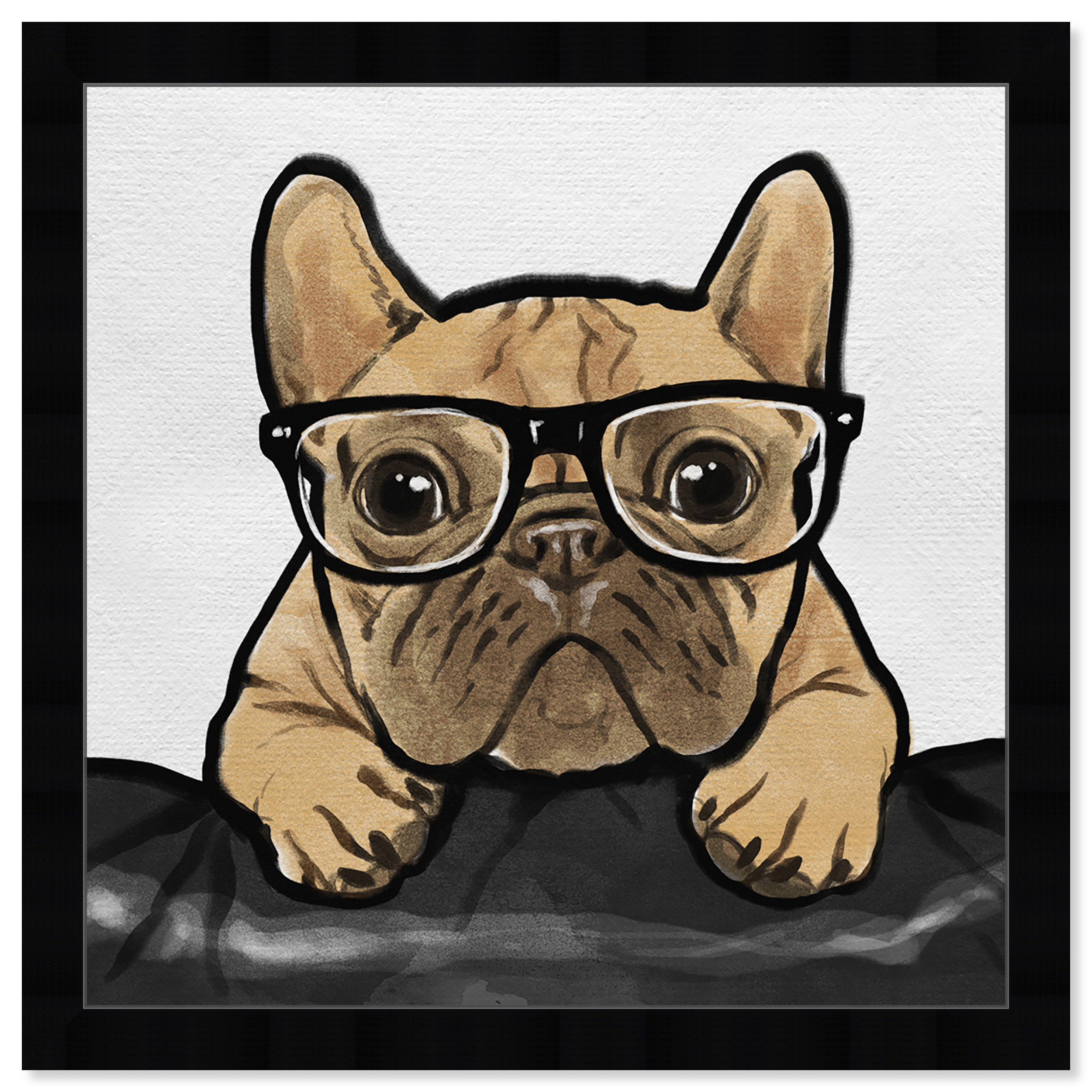 Oliver Gal Prints Nerdy Frenchman - Picture Frame Graphic Art - Wayfair ...
