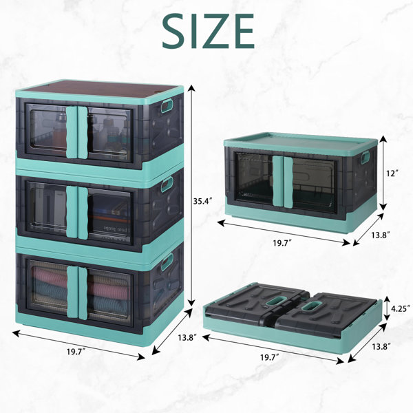 Rebrilliant Storage Bin - Set of 3 & Reviews | Wayfair