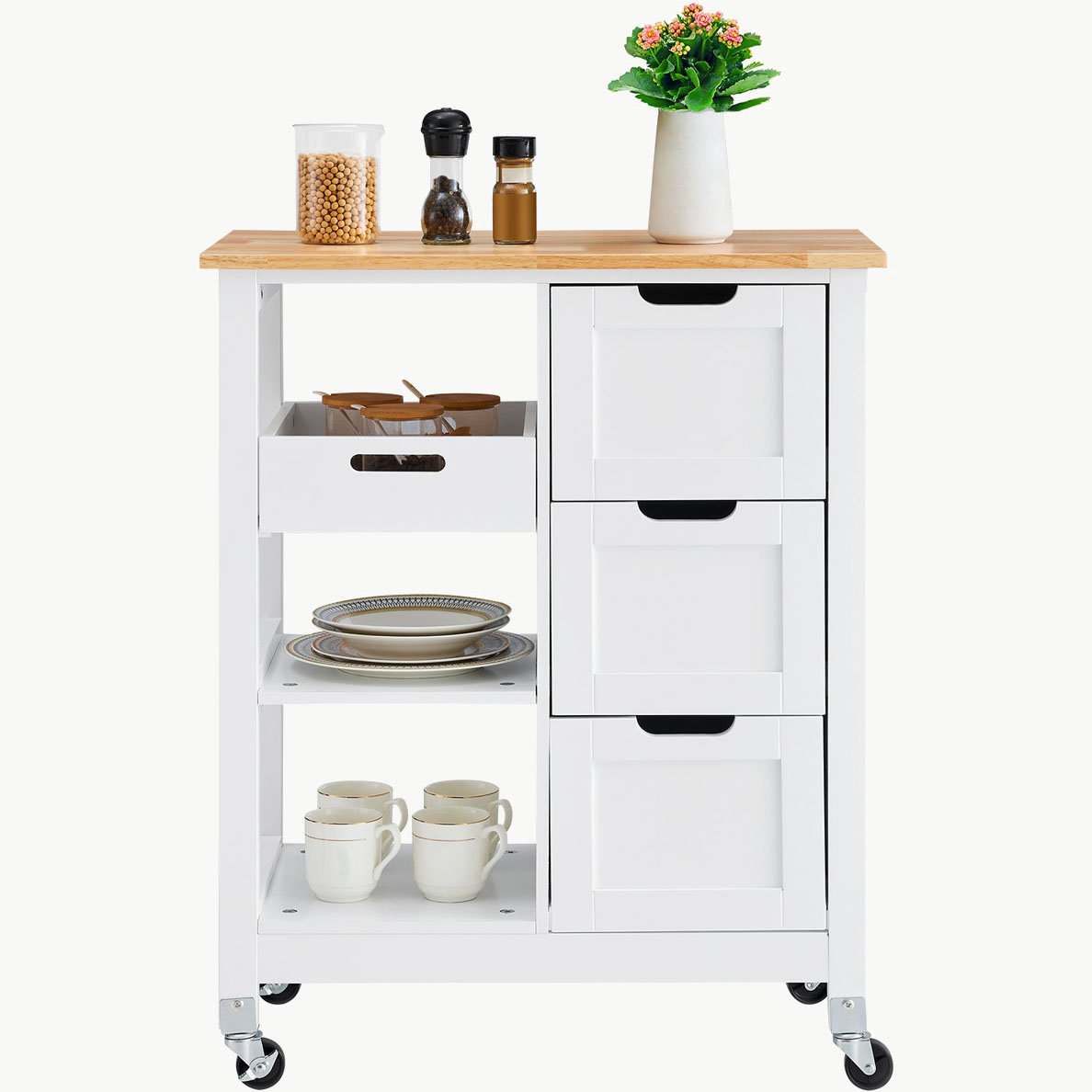 Winston Porter Small Kitchen Island Cart - Wayfair Canada