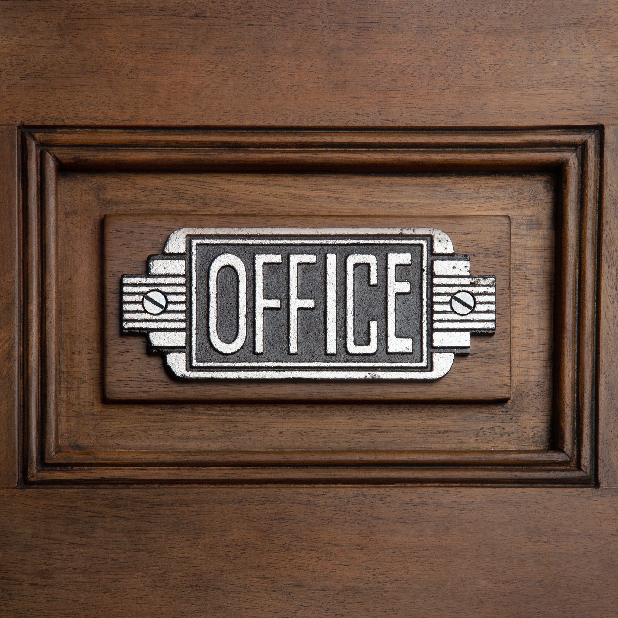 Design Toscano Streamlined Art Deco Office Room Door Sign & Reviews ...