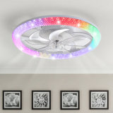 Chrome Ceiling Fans You'll Love | Wayfair