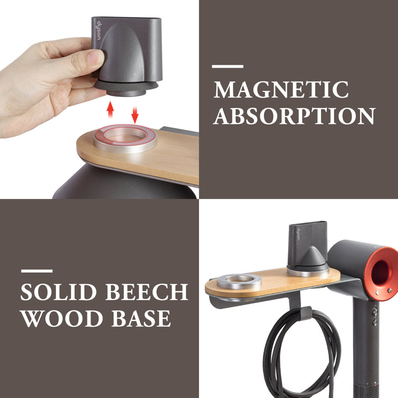 MyGift Wall Mounted Hair Tool Holder | Wayfair