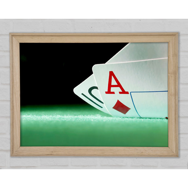 Ebern Designs Poker Hand - Single Picture Frame Art Prints | Wayfair.co.uk