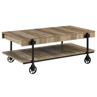 Casters Coffee Tables & Wheels You'll Love | Wayfair