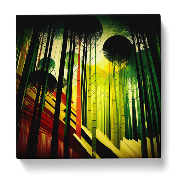 Bay Isle Home Bamboo Forest Constructivism - Art Prints | Wayfair.co.uk