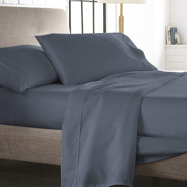 Paarizaat 100% Cotton Solid Colour Sheet Set - Wayfair Canada