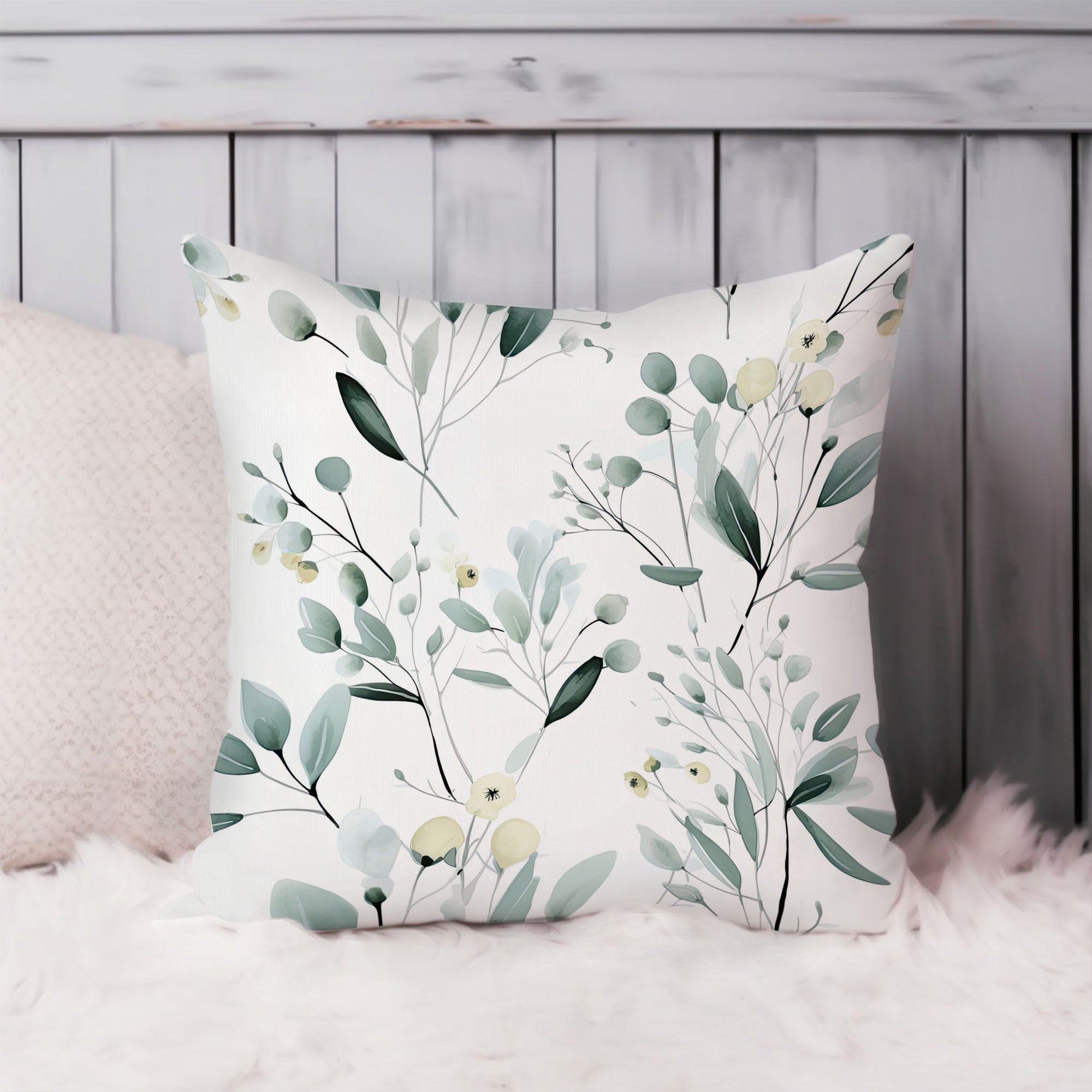 Ethan Taylor Botanical Eucalyptus Leaves Leaf Pattern II | Wayfair