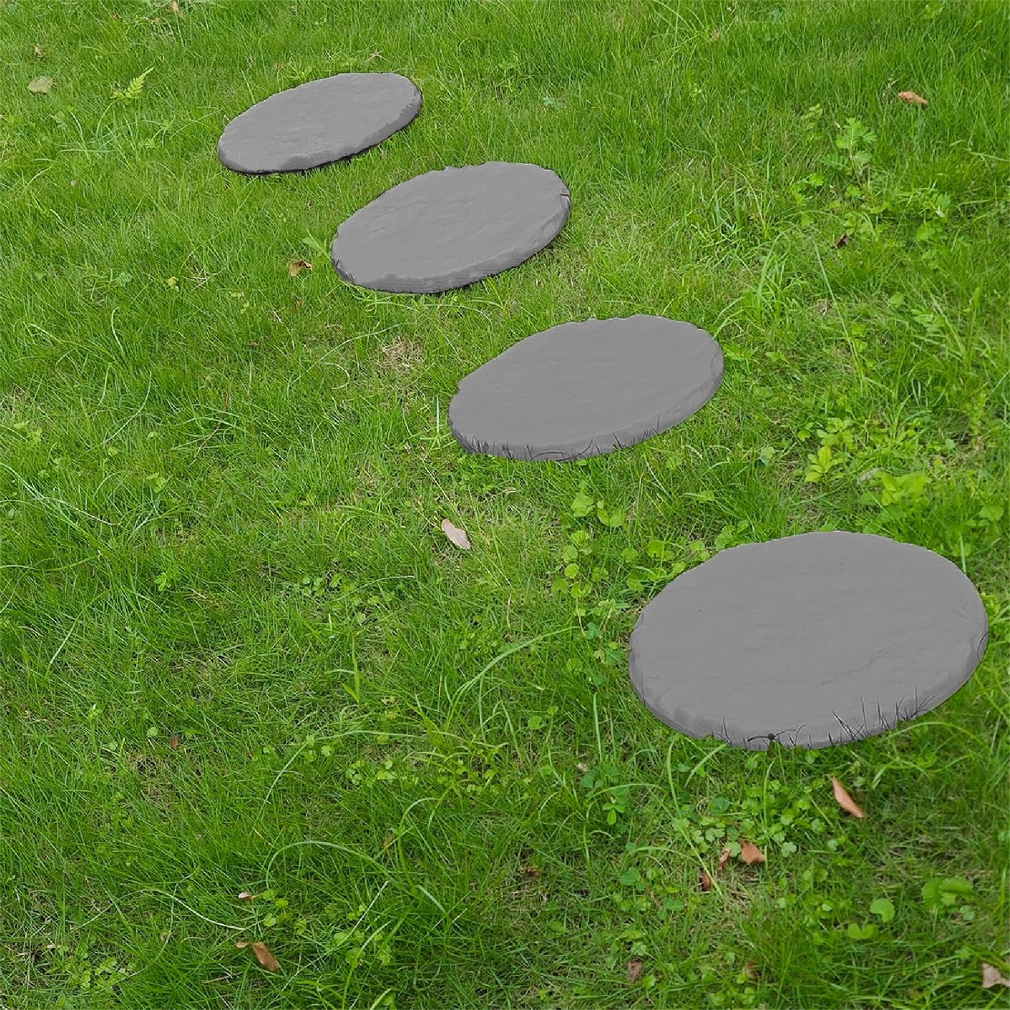 Rosecliff Heights 4Pcs Outdoor Stepping Stones For Garden, Decorative ...