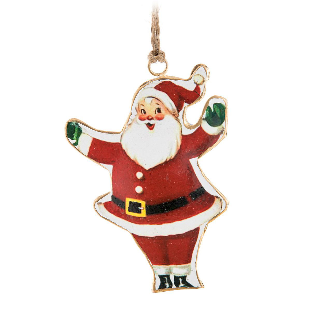 The Holiday Aisle® Vintage Waving Santa Ornament - Wayfair Canada