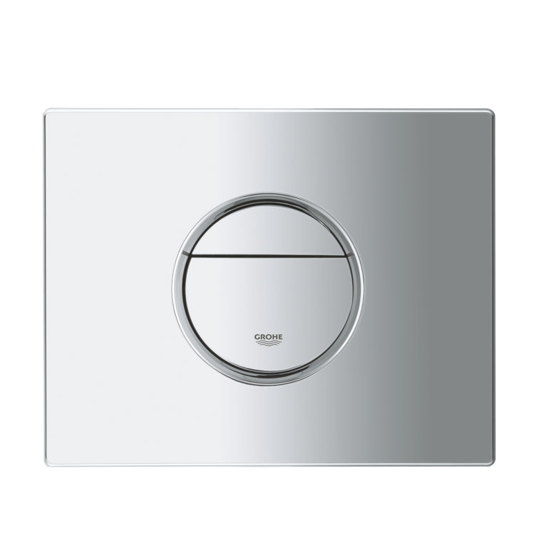 GROHE Nova Cosmopolitan Flush Plate Chrome | Wayfair.co.uk