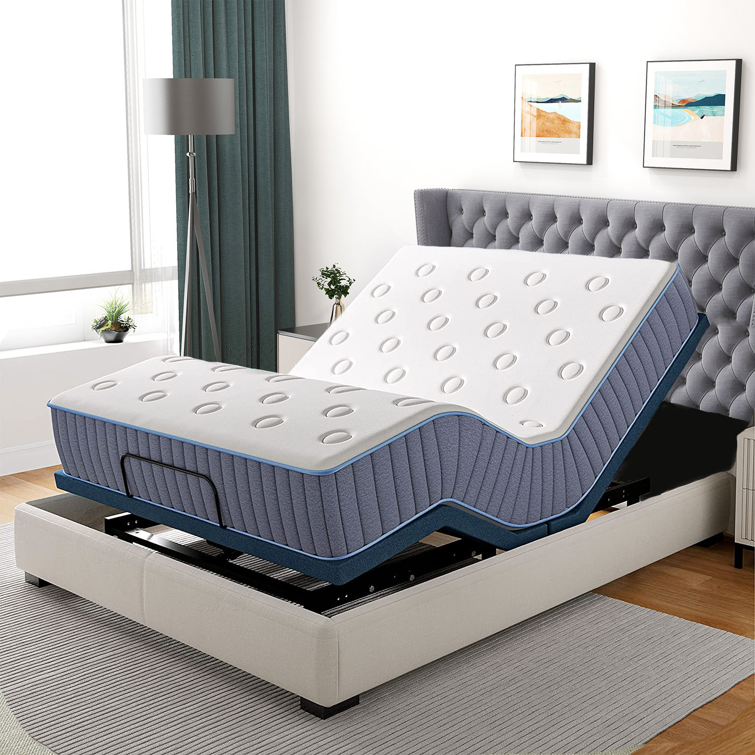 Alwyn Home Auxvasse 15" Zero Gravity Adjustable Bed with Wireless ...