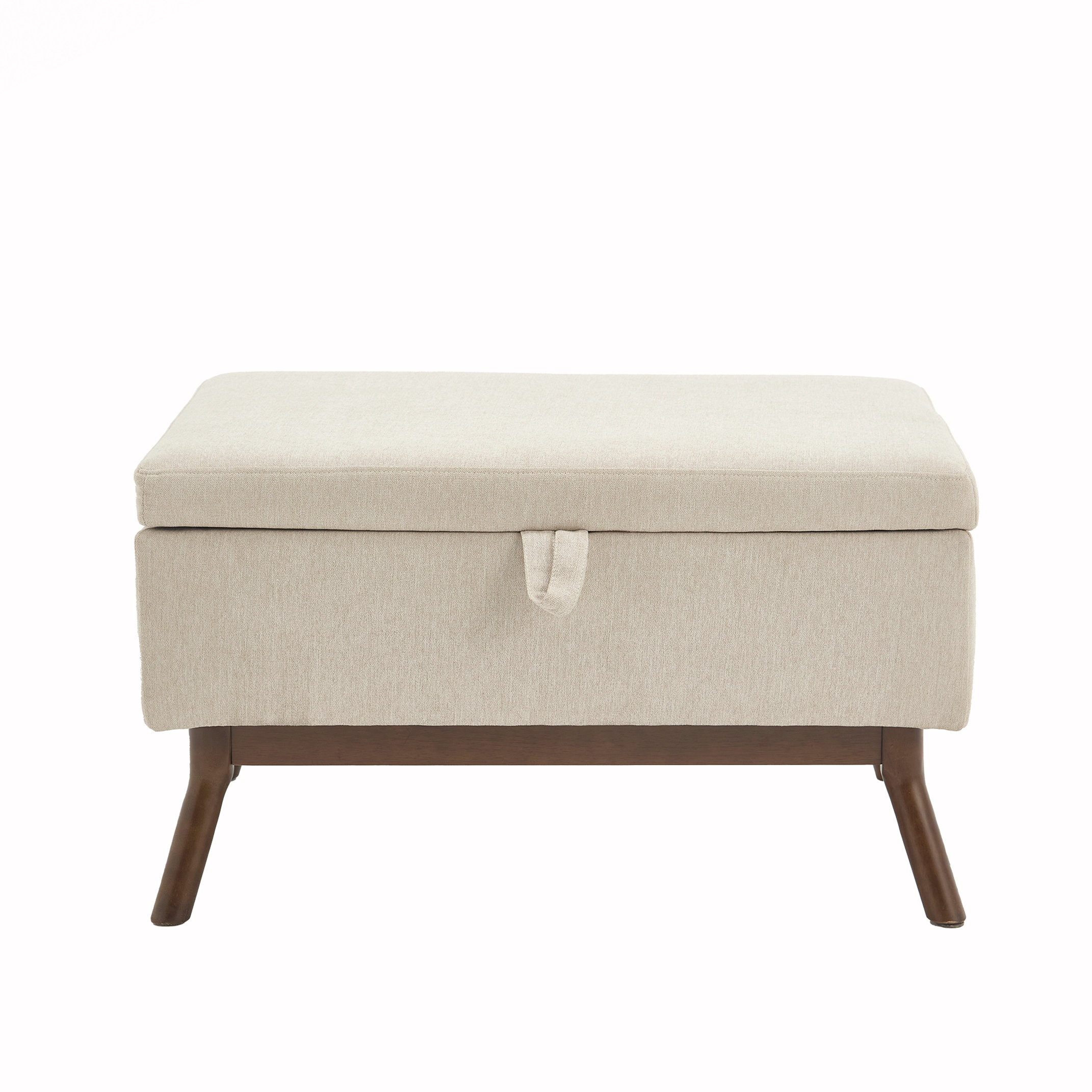 George Oliver Mid-century Modern Square Coffee Table Storage Bench ...