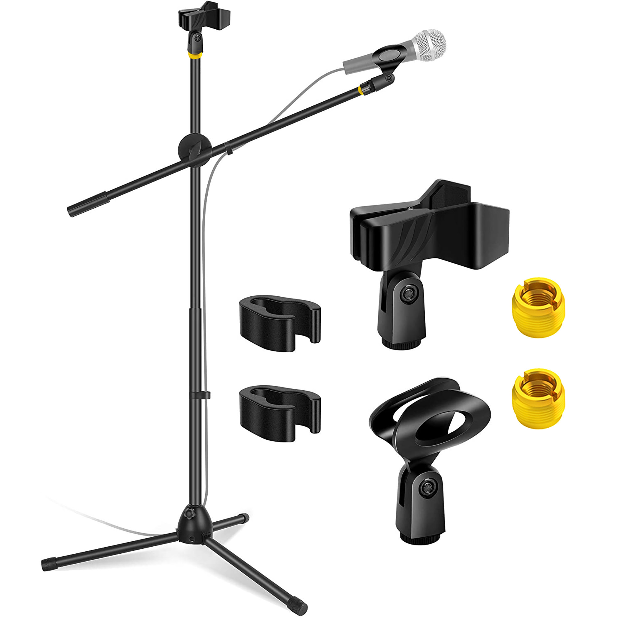 5 Core Tripod Mic Stand Height Adjustable Universal Microphone Mount ...