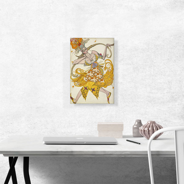 ARTCANVAS Costume Design For The Ballet The Firebird 1913 Canvas Art ...