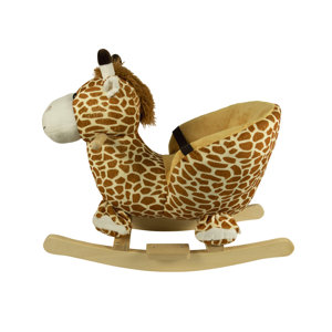 Qaba Giraffe Plush Rocker & Reviews | Wayfair