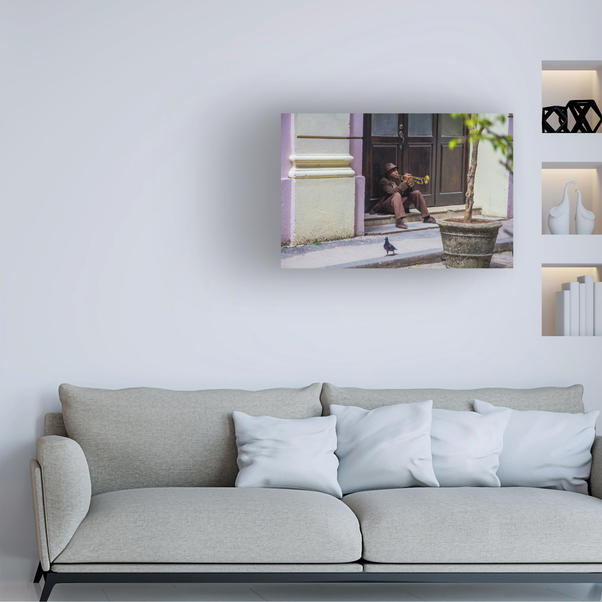 Latitude Run® Wrapped Canvas Wall Art - Colin Hatherill 'Playing For ...