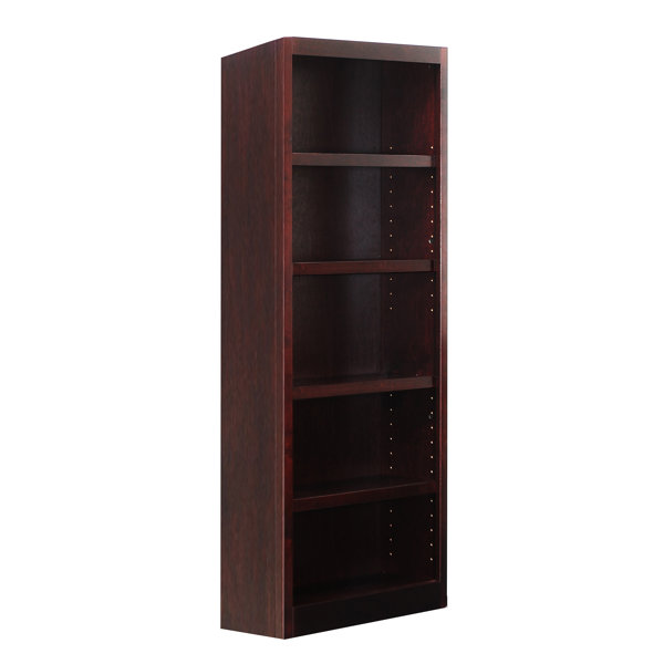 Winston Porter Herard 5 Shelf Wood Bookcase, 72 inch Tall & Reviews ...