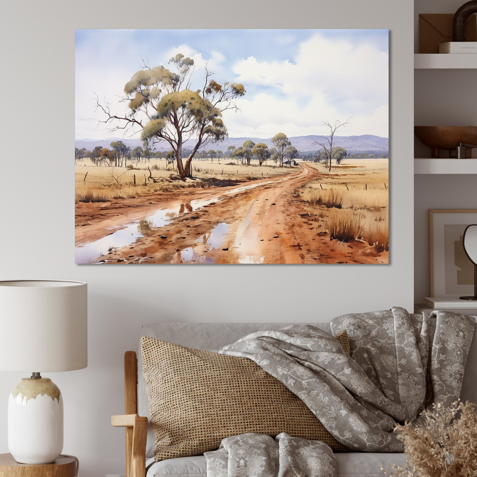 Red Barrel Studio Australian Outback Landscape II - Australia Wall Art ...