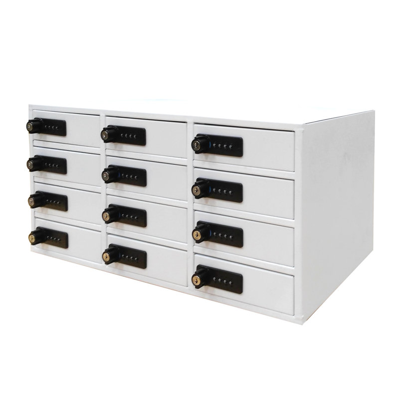 FixtureDisplays 12-Slot Cellphone Mini Charging Station Combination ...