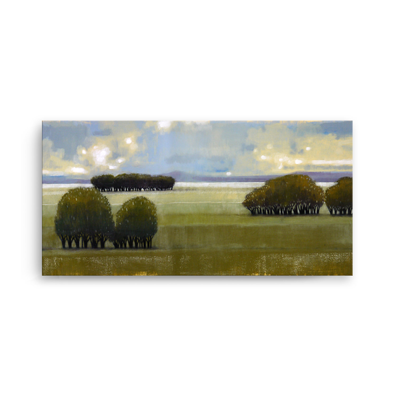 Charlton Home Nice Green I by Norman Wyatt Jr. - Wrapped Canvas ...