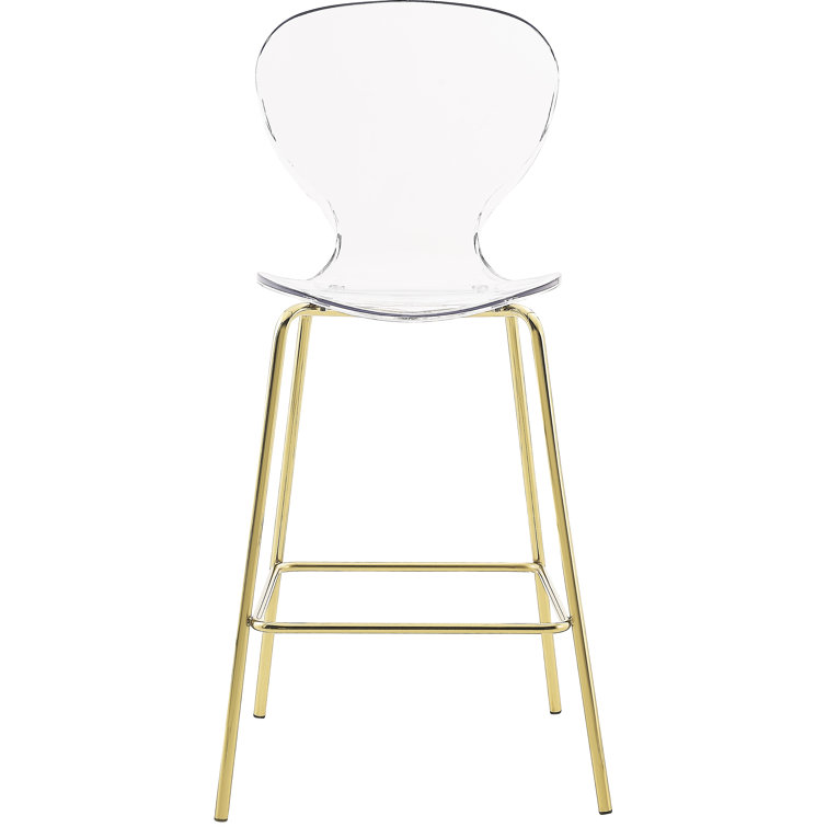 Mercer41 Eudora 27.5'' Counter Stool with Metal Frame & Reviews | Wayfair