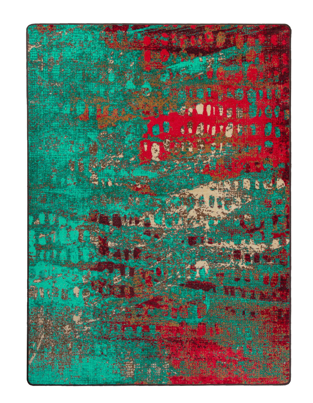 World Menagerie Belgrade Abstract Turquoise Area Rug - Wayfair Canada