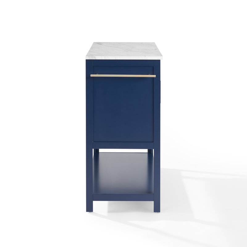 Lark Manor Alexander-Jay Marble Kitchen Island & Reviews | Wayfair