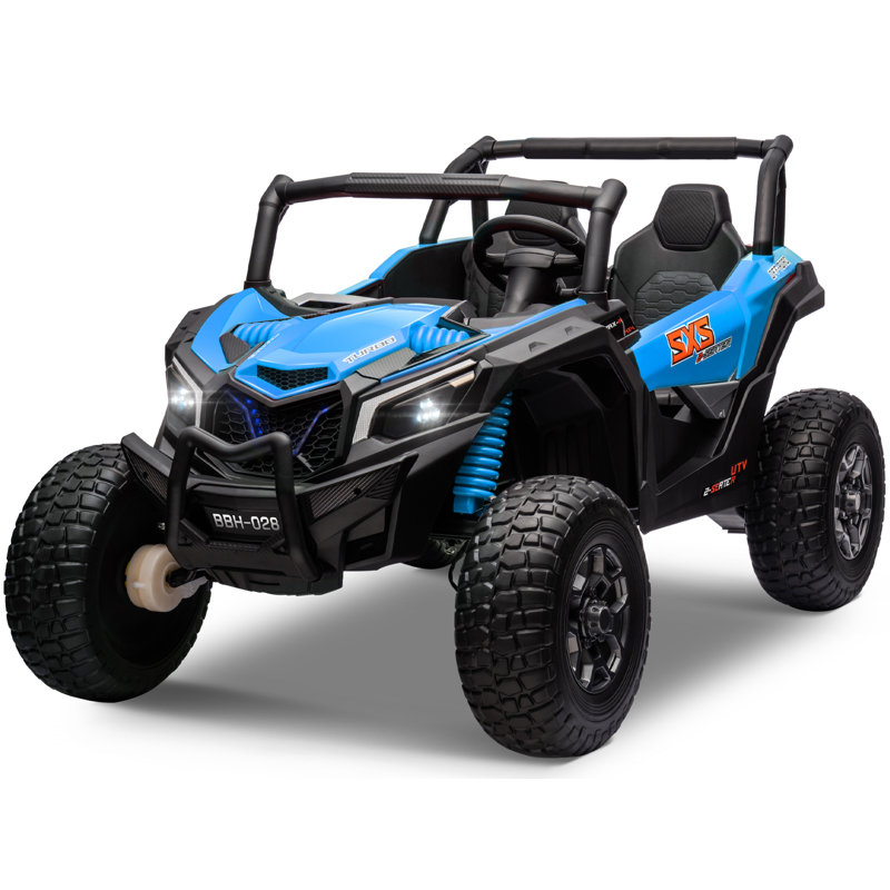 Kulamoon 24V EVA Tires Ride On Toy Car UTV For Kids, 4X4 2 Seater With ...